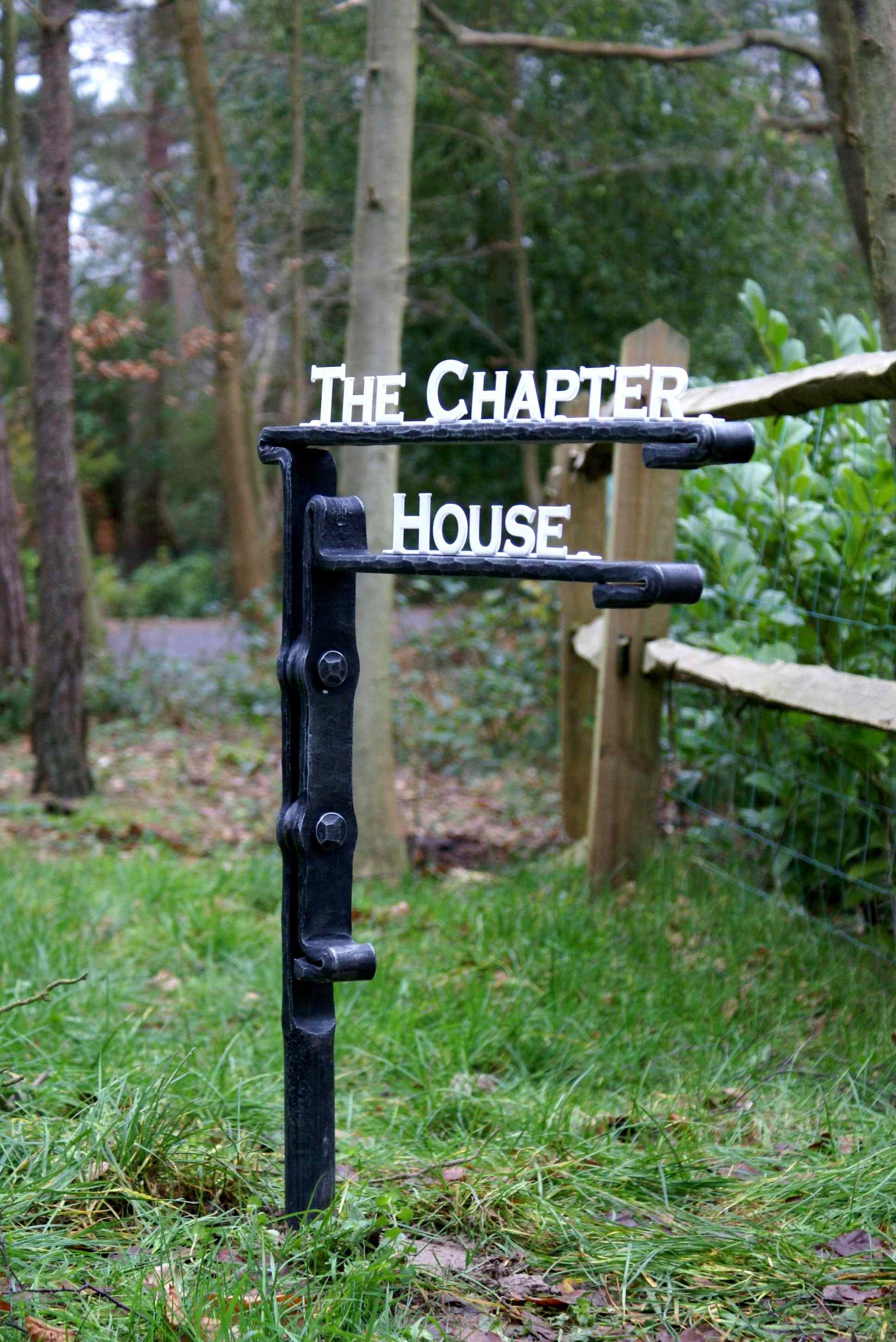 Hand forged sign – Burrows Lea Forge – Hand Forged Ironwork